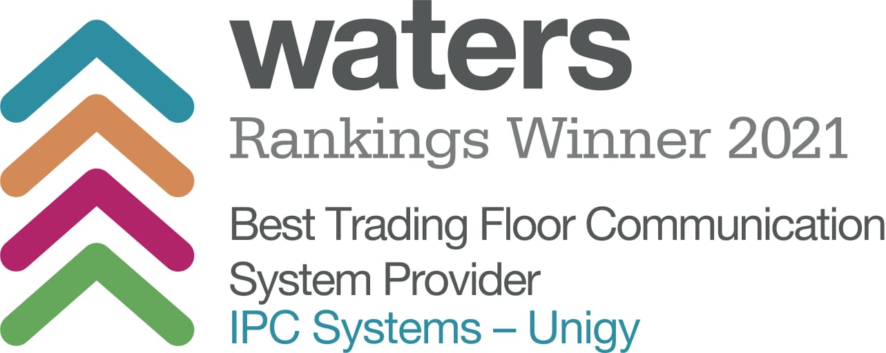 "Best Trading Communication System Provider" - Waters Rankings 2021 | IPC