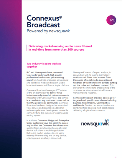 Connexus® Broadcast | IPC